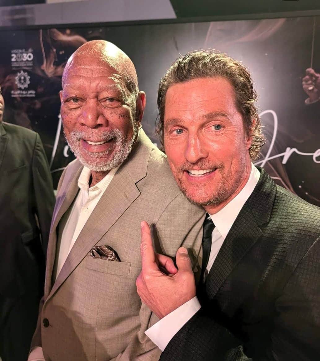 😁 Morgan Freeman's Magical Smile With New Teeth